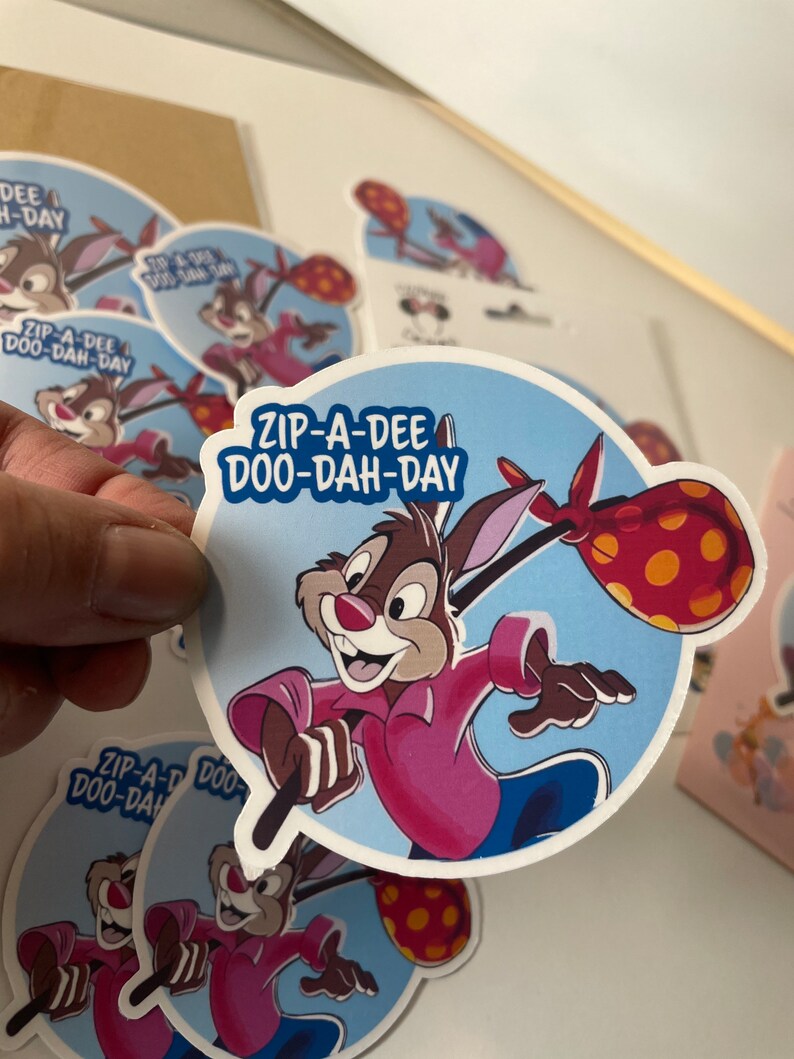 Splash Mountain Brer Rabbit Zip a Dee Doo Dah Sticker - Etsy