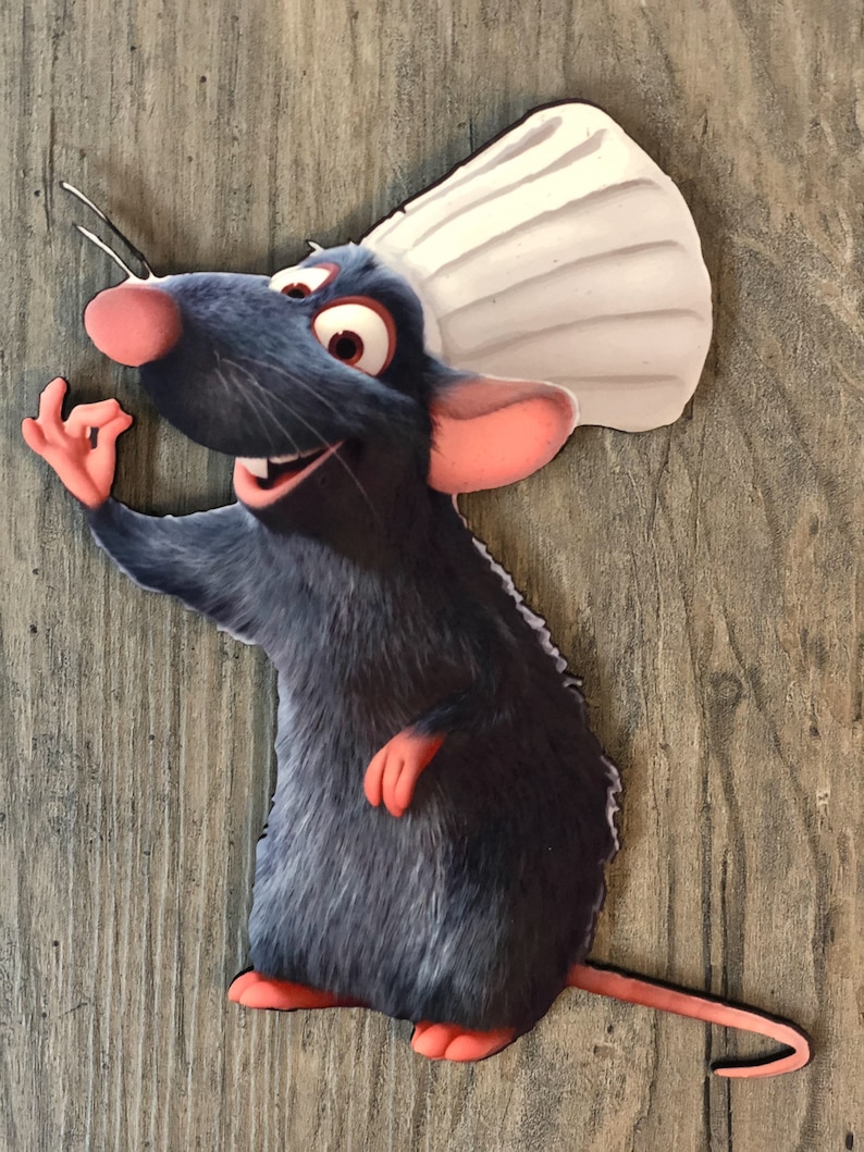 Chef Remy Rat Ratatouille little chef Disney Rat in the | Etsy