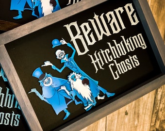 Welcome Haunted Mansion Sign - Etsy