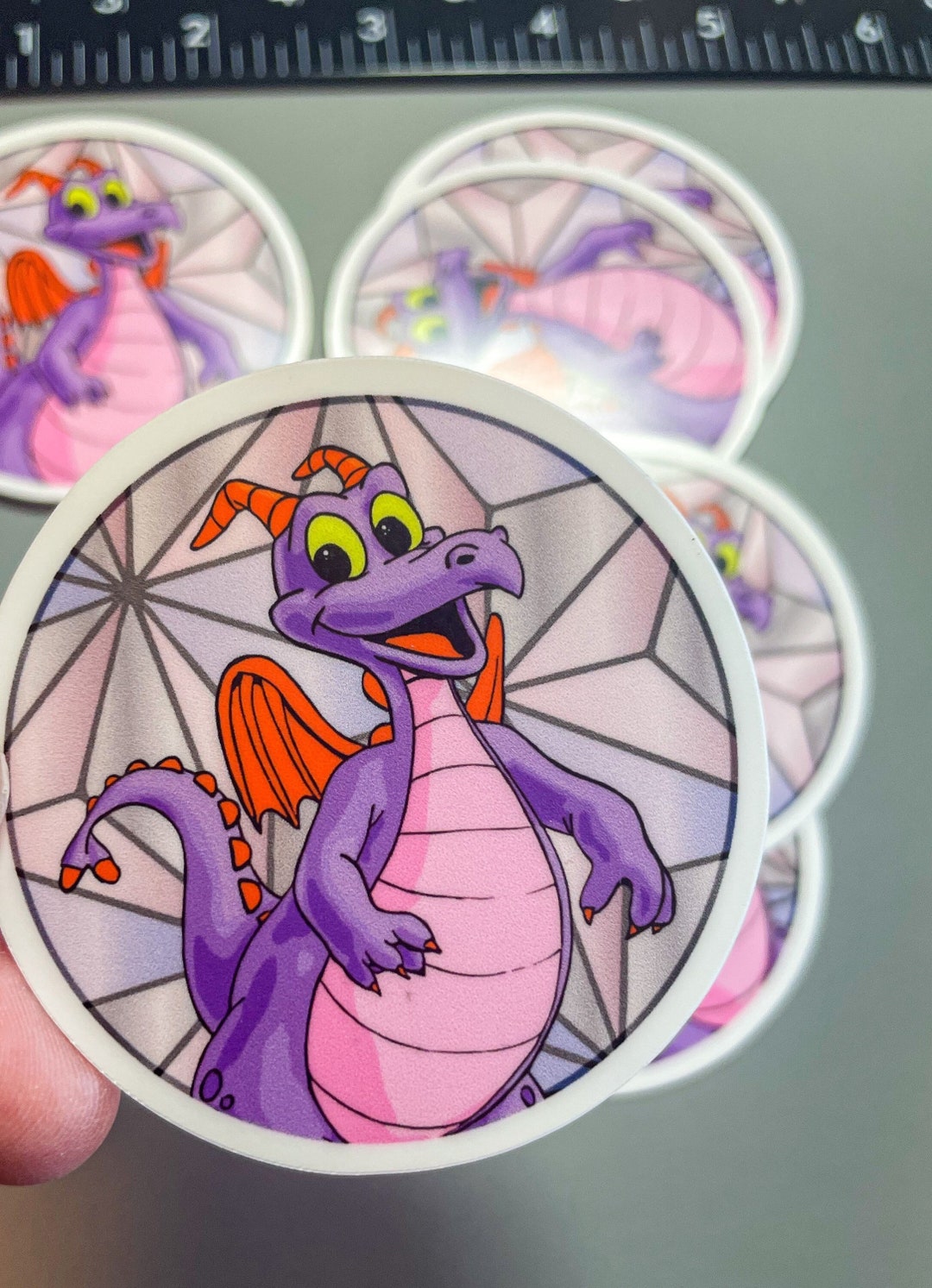 Figment the Dragon, Disney Epcot Spark of Imagination -handdrawn Art ...