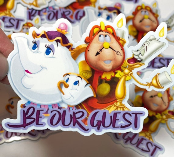 Be Our Guest Vinyl Laminated Sticker Weatherproof Water - Etsy