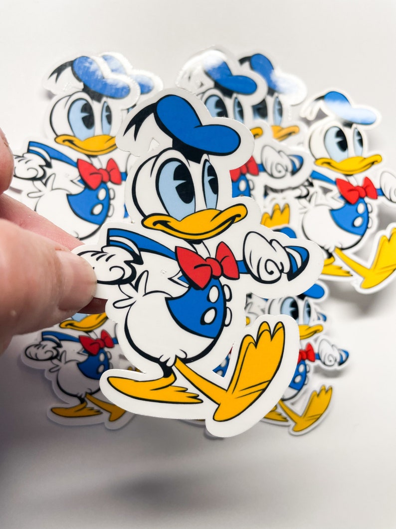 Donald Duck Sticker Weather Proof Water Resistant for - Etsy