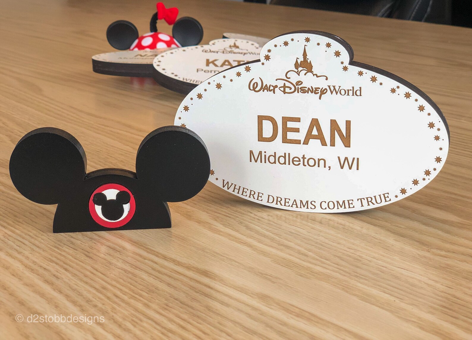 Disney Cast Member Name tag tag shelf sitter custom Disney | Etsy