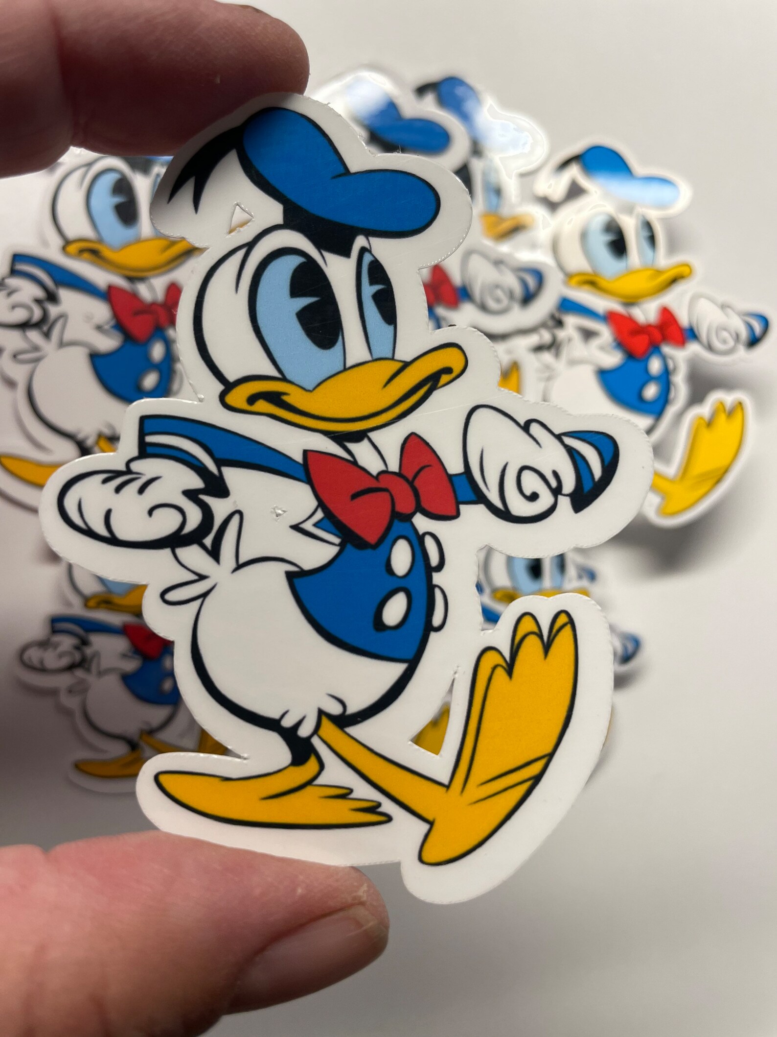 Donald Duck Sticker, Weather Proof, Water Resistant for Laptops, Water ...