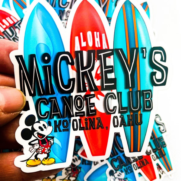 Mickey Mouse Surfboard - Etsy