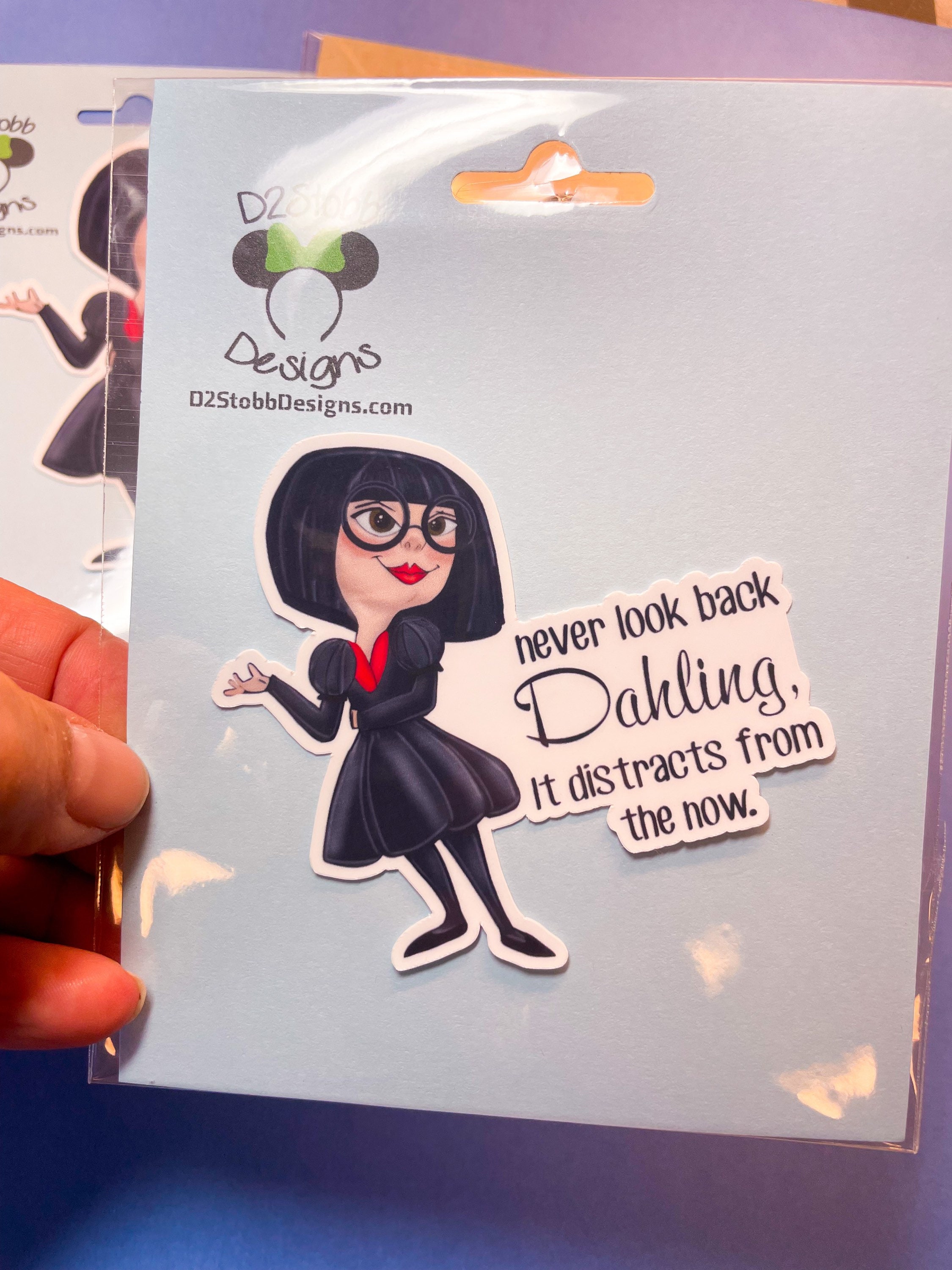 Edna Mode Sticker, the Incredibles, Waterproof Vinyl Decal - Etsy