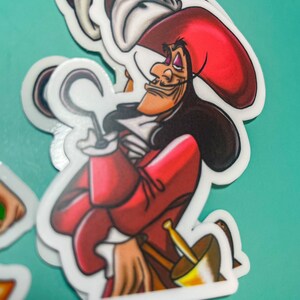 Captain James Hook, the Debonair Pirate in Peter Pan, LAMINATED Hand ...
