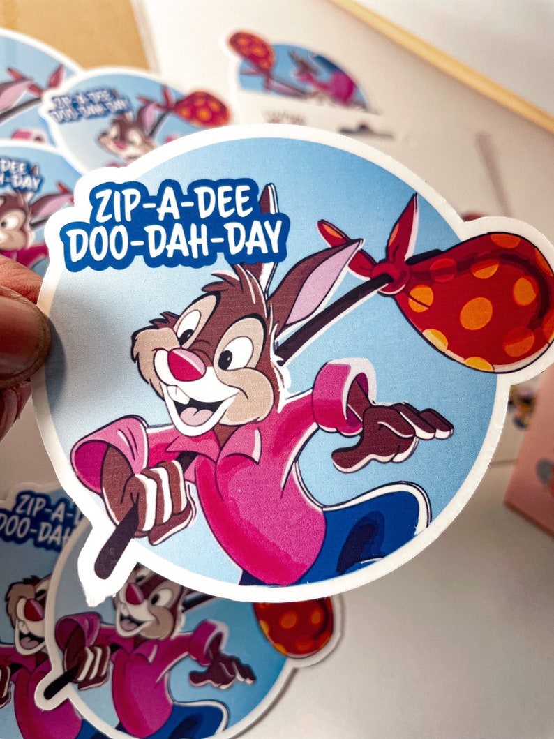 Splash Mountain Brer Rabbit Zip a Dee Doo Dah Sticker - Etsy