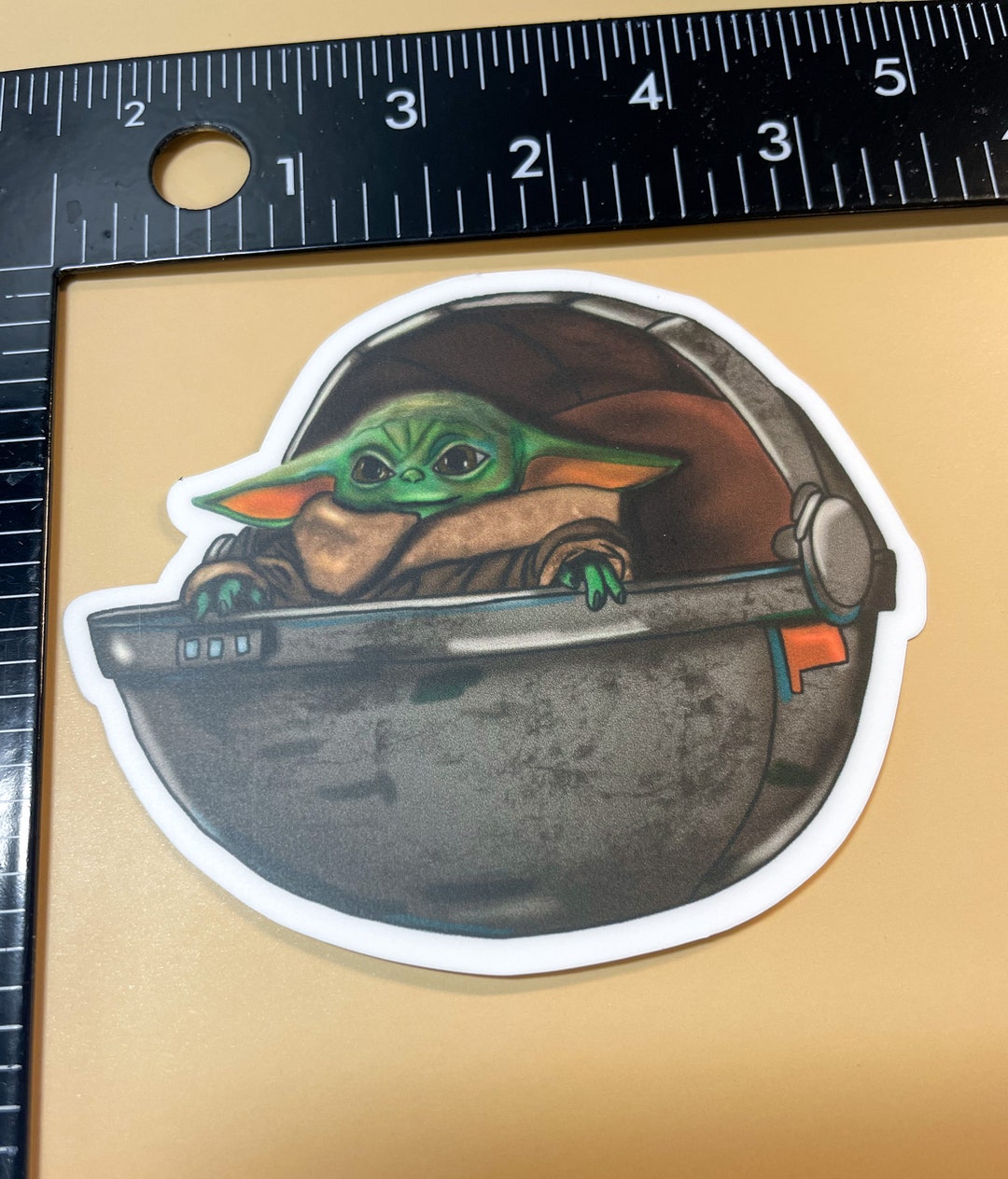 The Child Grogu, in Pram, Baby Yoda Starwars Fan Art hand Drawn Art ...