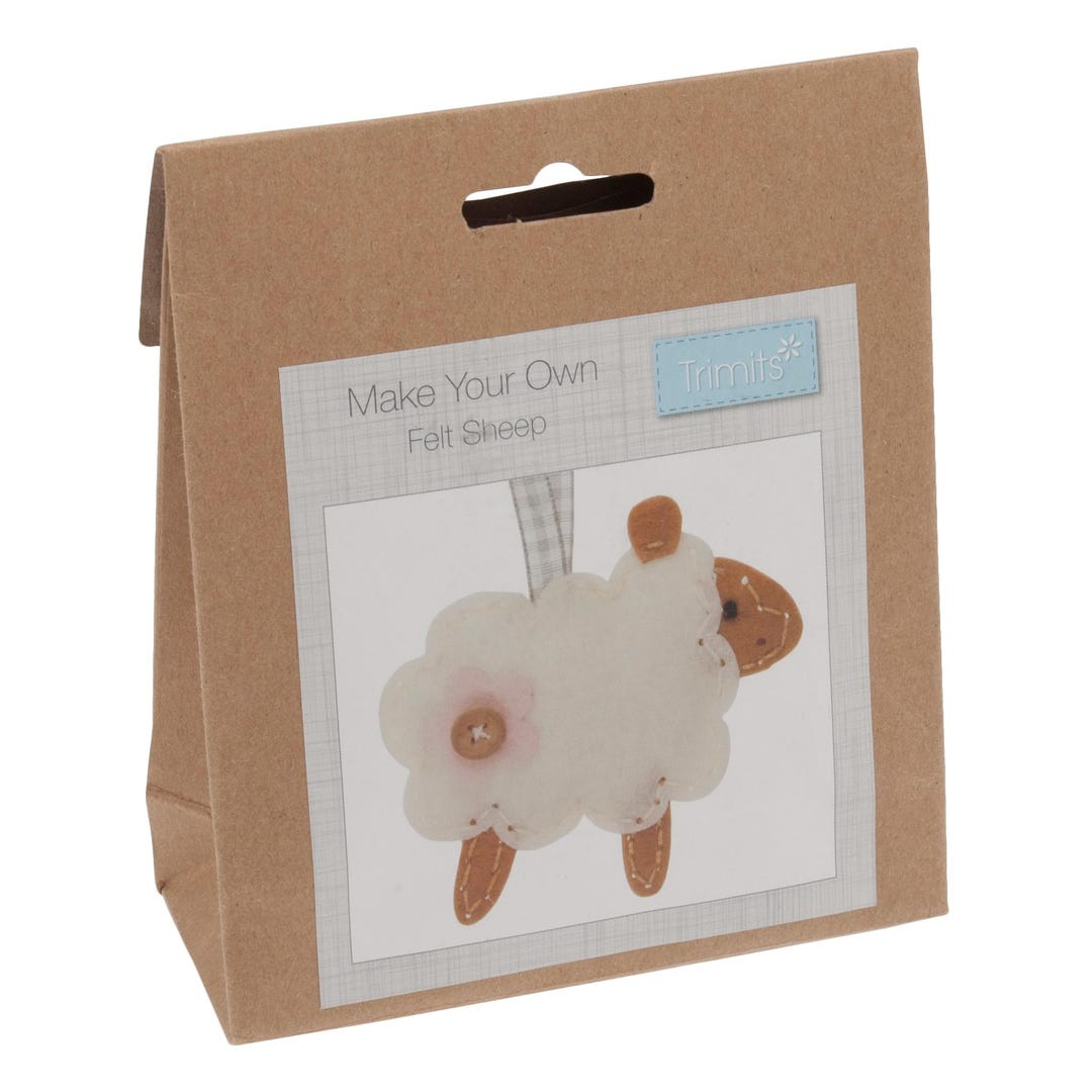 Trimits Felt Decoration Kit: Sheep - Etsy