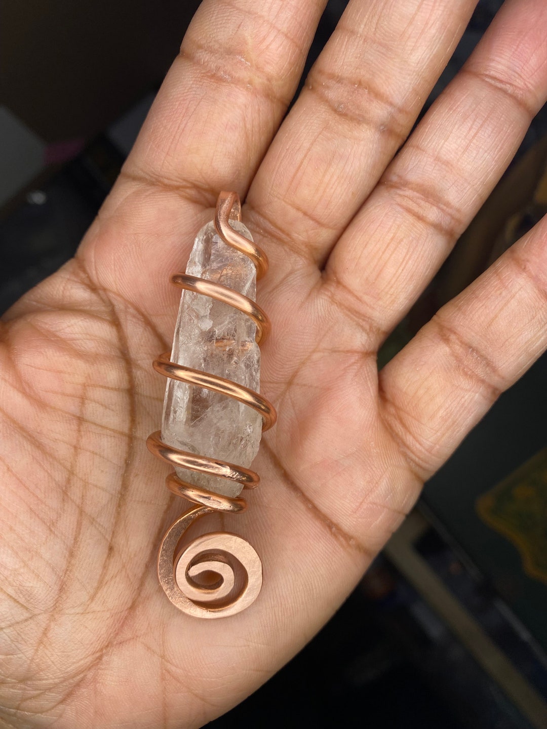 Quartz Crystal Master Teacher Amulet - Etsy