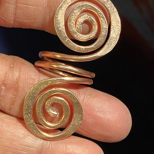 Hand Wrought Copper Ring - Etsy