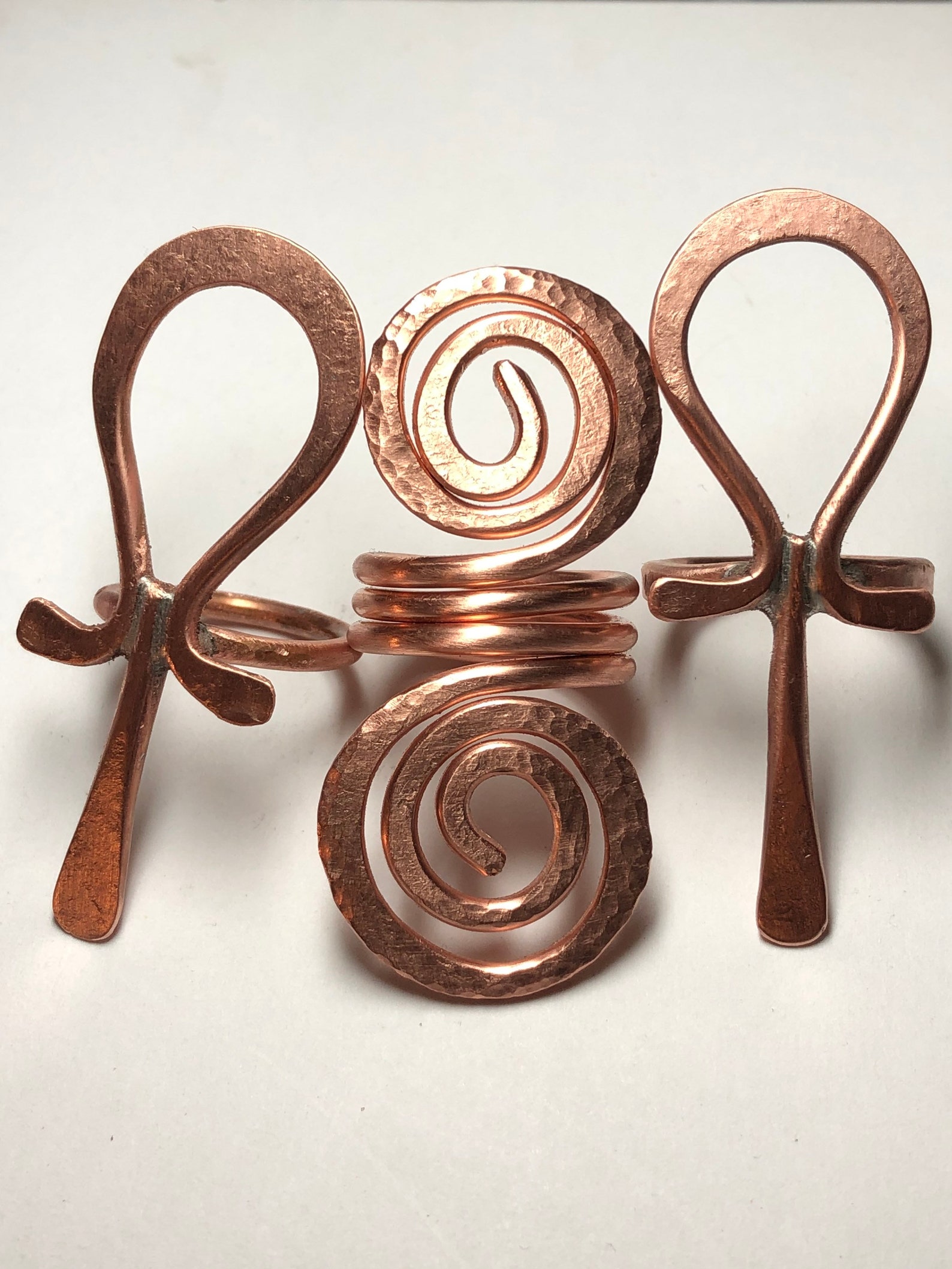 Hand Wrought Copper Ring - Etsy