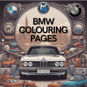 BMW Cars Colouring Pages - Digital Download/printable for All Ages - Etsy