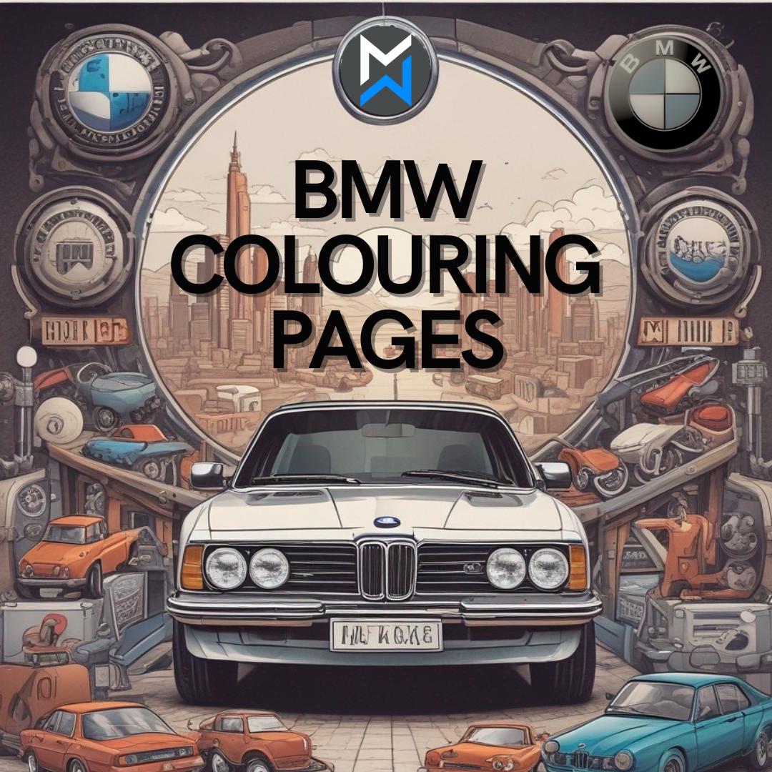 BMW Cars Colouring Pages - Digital Download/printable for All Ages - Etsy