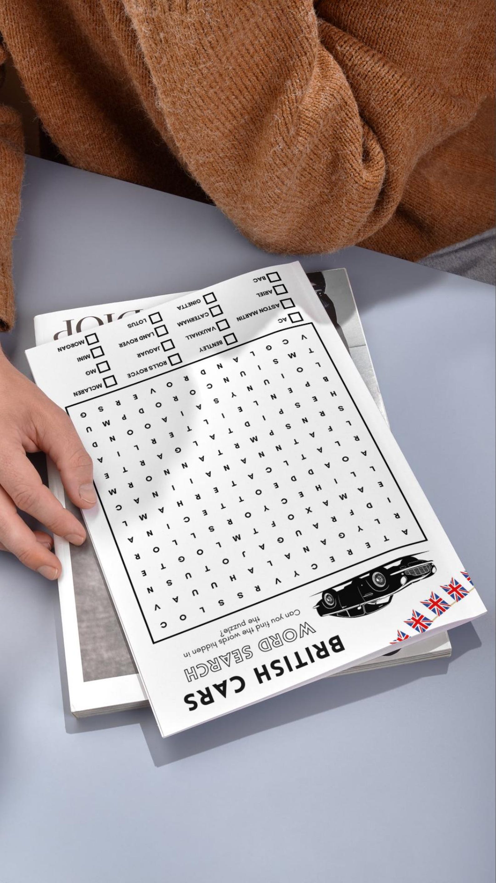 Car-themed Word Search Puzzle Bundle: 20 Printable & Digital Games - Etsy