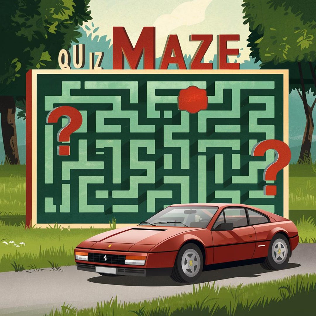 9 Fun Mazes to Return the Ferrari to Its Owner | Digital Download ...