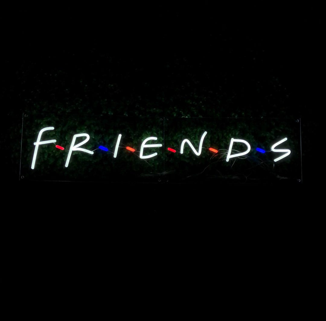 Friends Neon Light Sign, Friends Logo Wall Decor LED Lights Sign ...