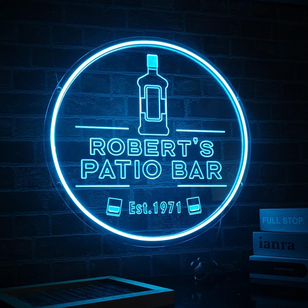 Custom Whiskey Bar Neon Sign,personalized Whiskey Bar Sign,sign for Pub ...