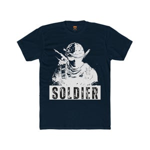 Soldier - Men's Cotton Crew Tee - Etsy