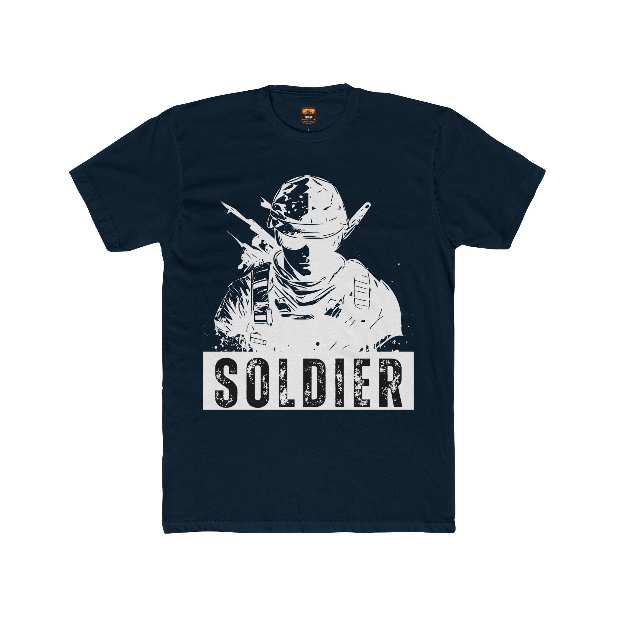 Soldier - Men's Cotton Crew Tee - Etsy