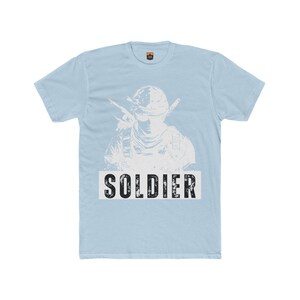 Soldier - Men's Cotton Crew Tee - Etsy