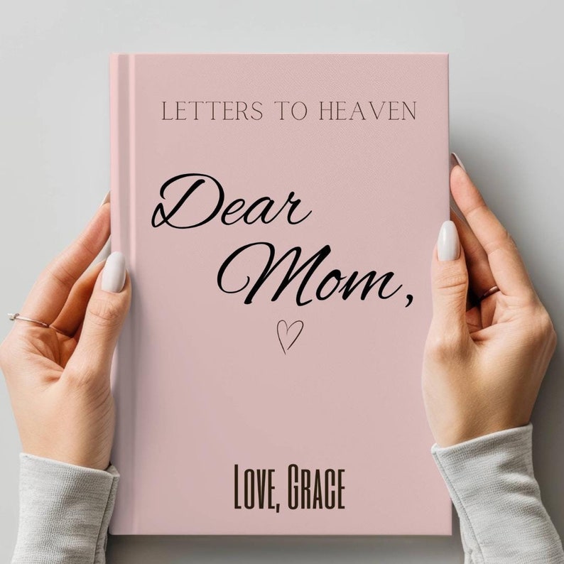 Letters to Mom Memorial Journal Grief Gift Loss of Mom Sympathy Gift ...