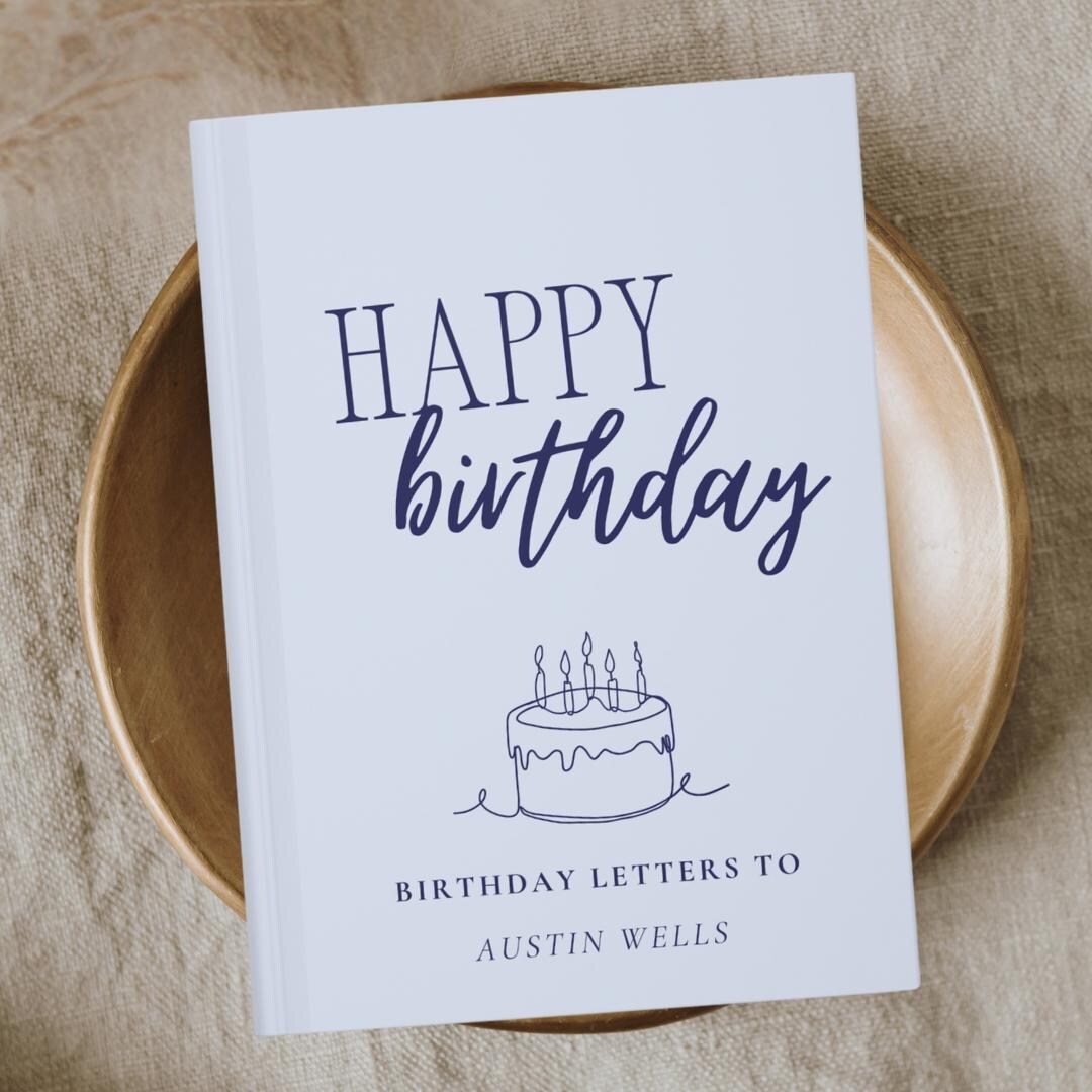 Happy Birthday Custom Birthday Letters Book Personalized Birthday ...