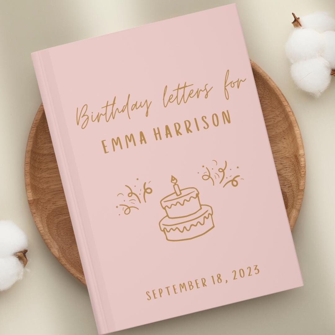 Personalized Birthday Keepsake Journal Custom Birthday Memory Book ...