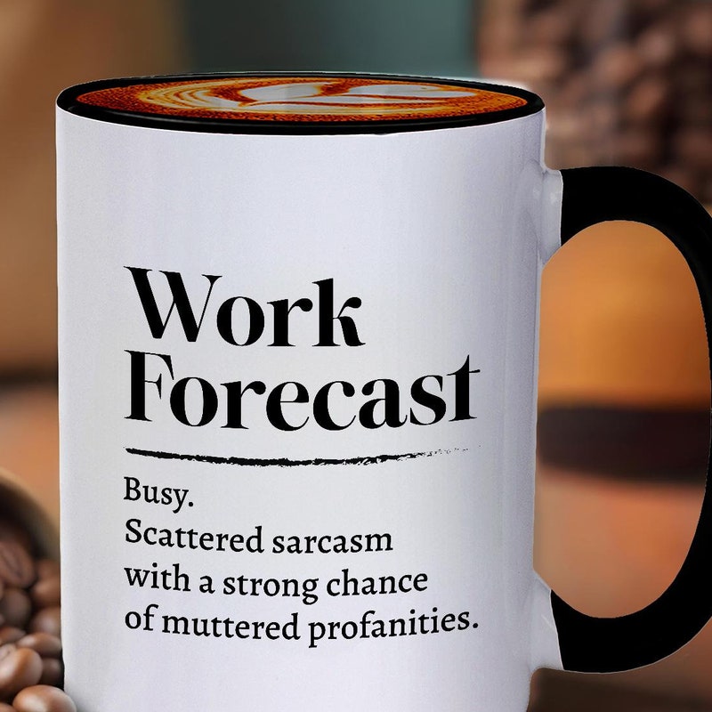 Funny Work Schedule Mug - Etsy