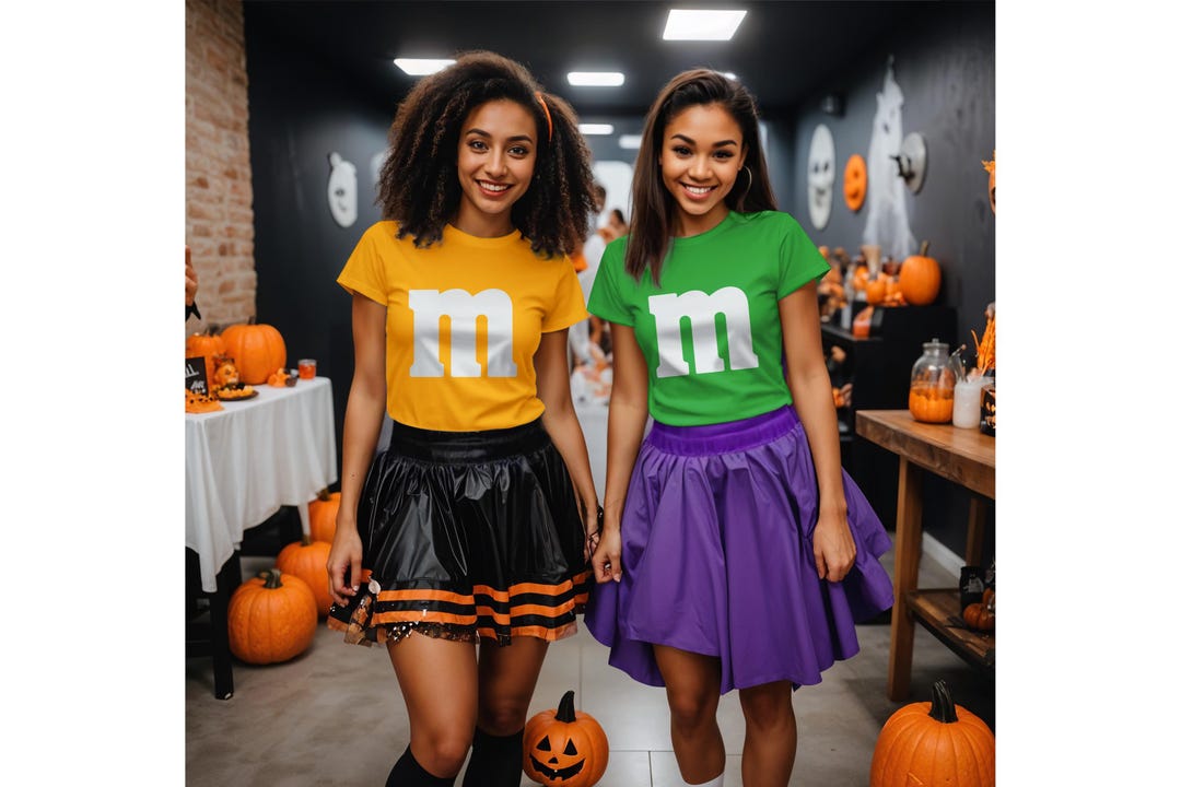 M and M Halloween Costume Shirt: Candy Group Tee - Etsy