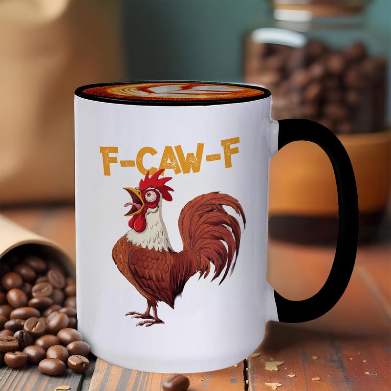 F Caw F Coffee Mug - Etsy