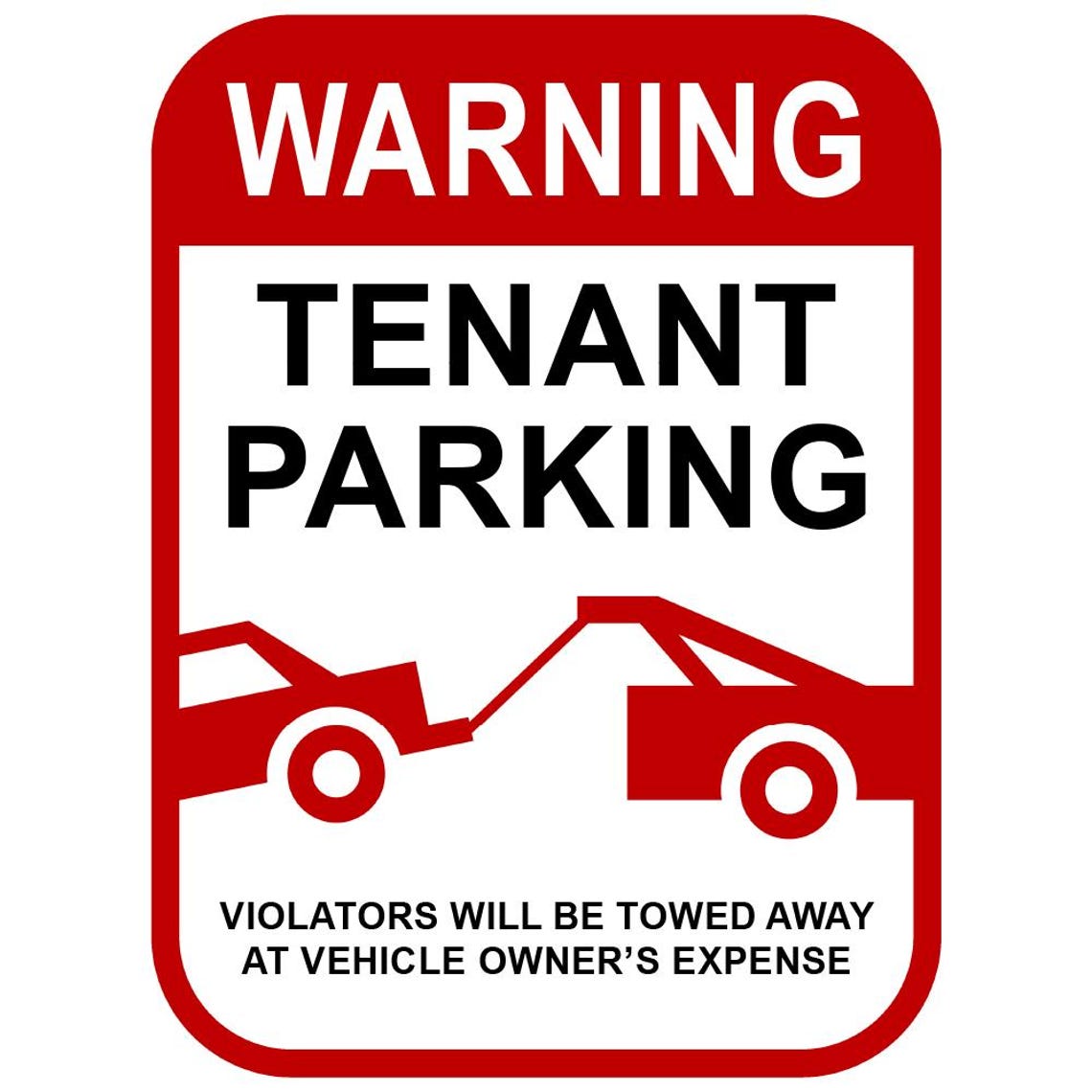 Printable Parking Enforcement Signs | Digital File - Etsy