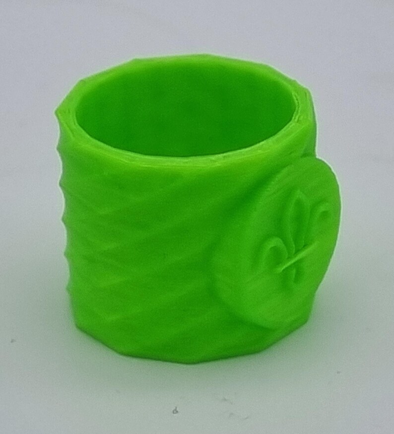 3D Printed Flexible Scout Woggle - Etsy UK