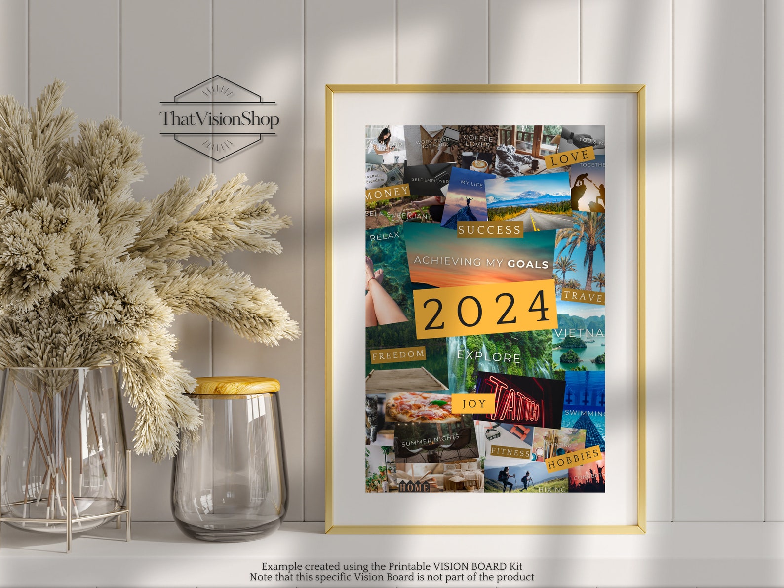 Printable Vision Board Kit for Women 2025/2026 | Inspiring Vision Board ...