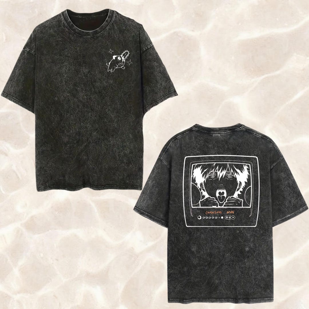 Chainsaw Man Devil in My Heart – Double-sided Graphic Tee , Costume Tee ...