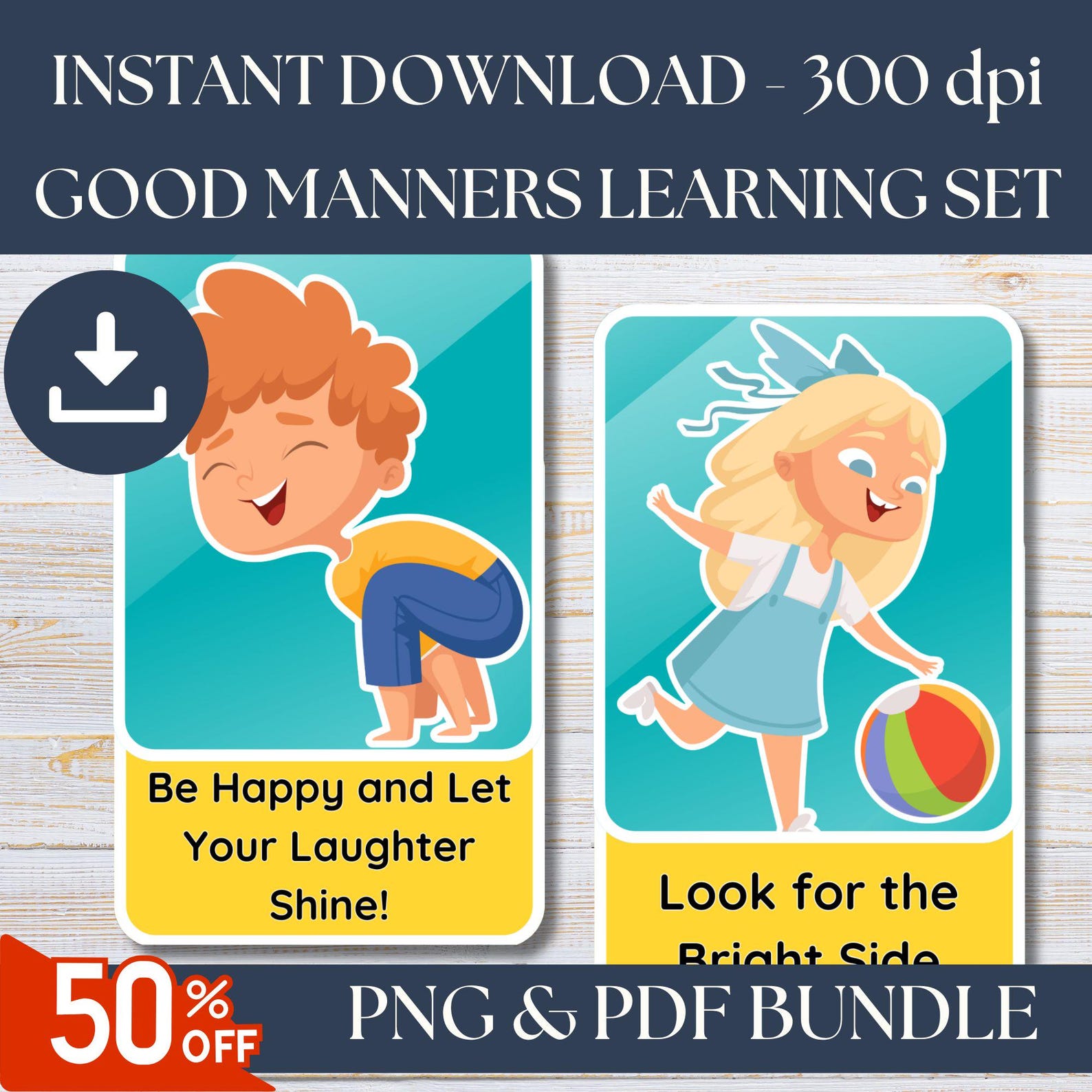 Good Manners, Classroom Rules, Good Kid, Montessori Poster Set, Clipart ...