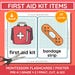 First Aid Flashcards for Kids: Montessori Safety Learning (printable ...