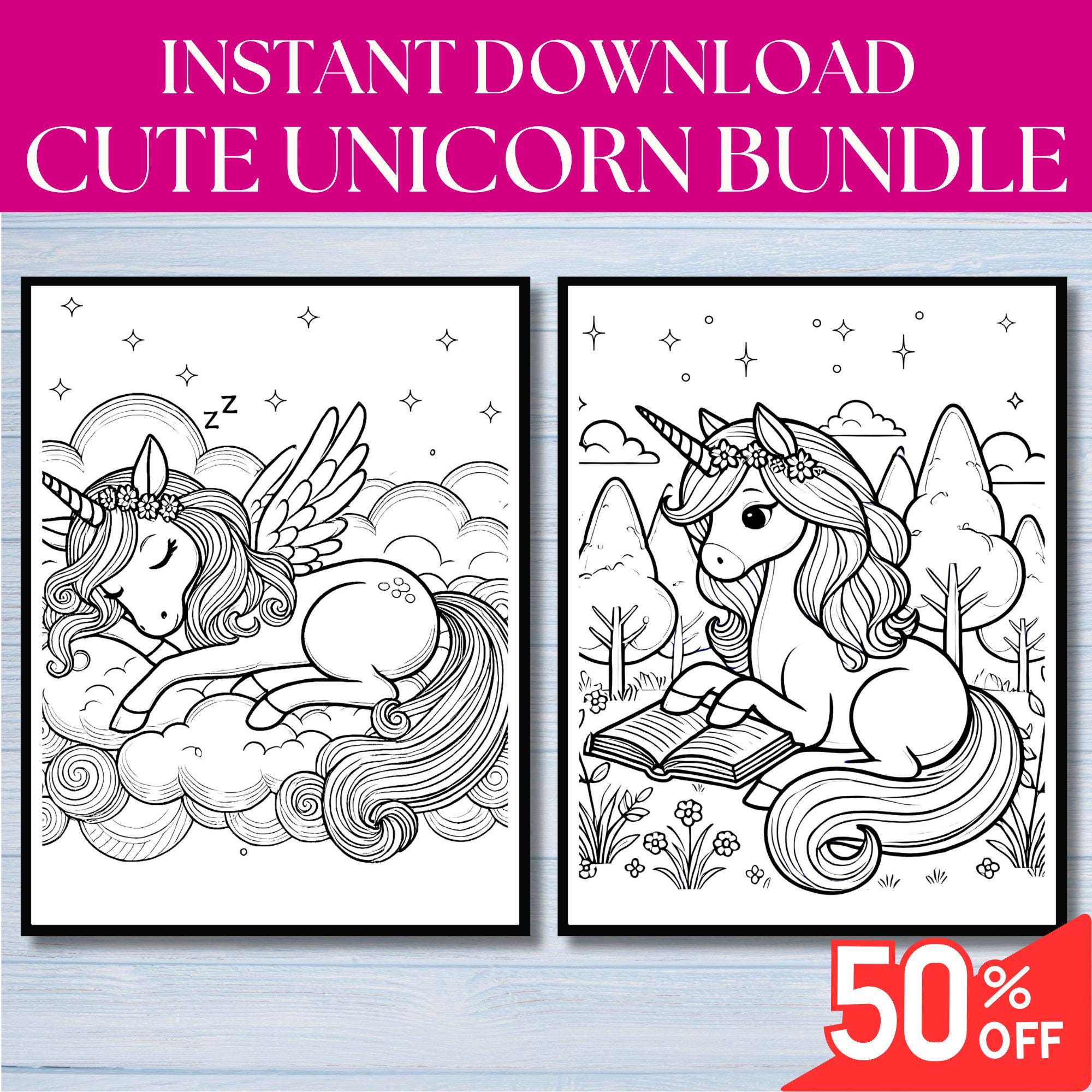20 Valentine Unicorn Coloring Pages for Kids – Cute Fantasy Unicorn ...