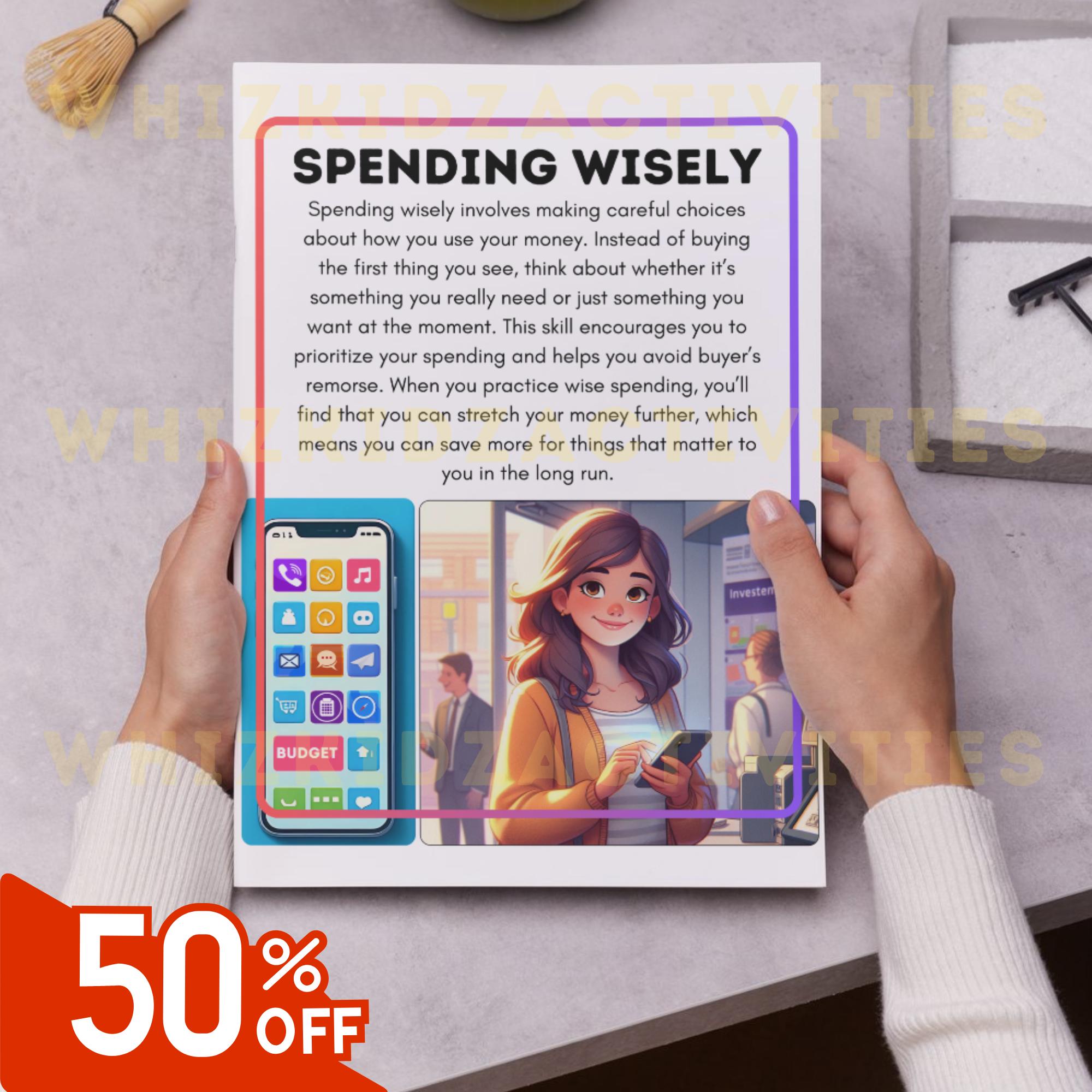 Financial Literacy Flashcards for Kids | Budgeting & Saving Posters ...