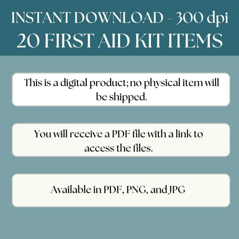 20 First Aid Flashcards for Kids, Montessori-inspired Safety Learning ...