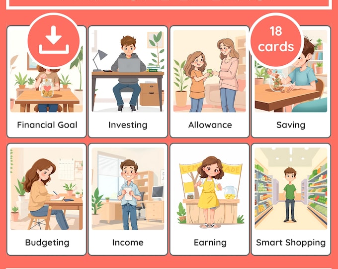 Financial Literacy Game for Kids | Printable Budgeting Activity | Learn ...