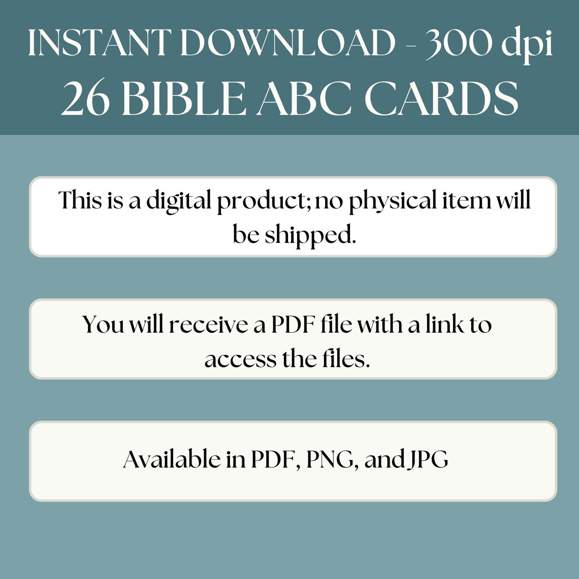 Bible ABC Flashcards for Kids, Montessori Inspired Bible Alphabet Cards ...