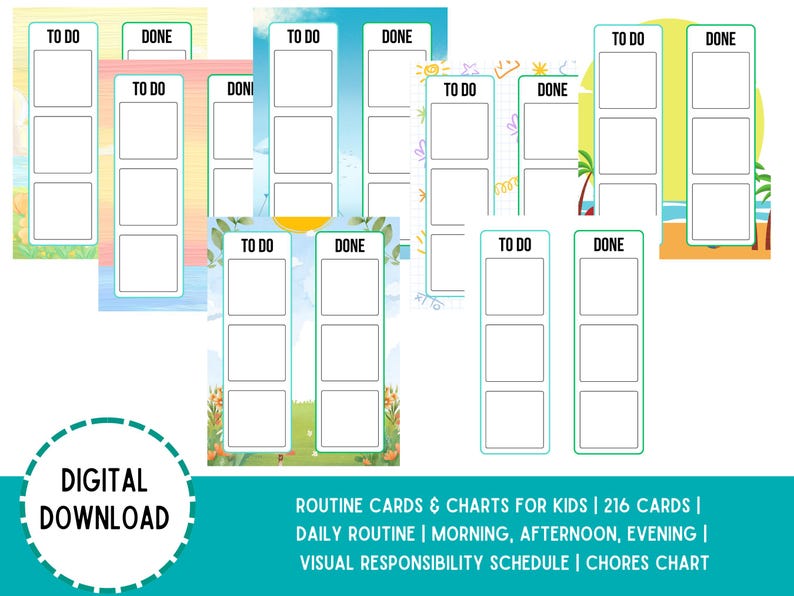 Routine Chart for Kids, Routine Chart, Routine, Daily Routine, Daily ...