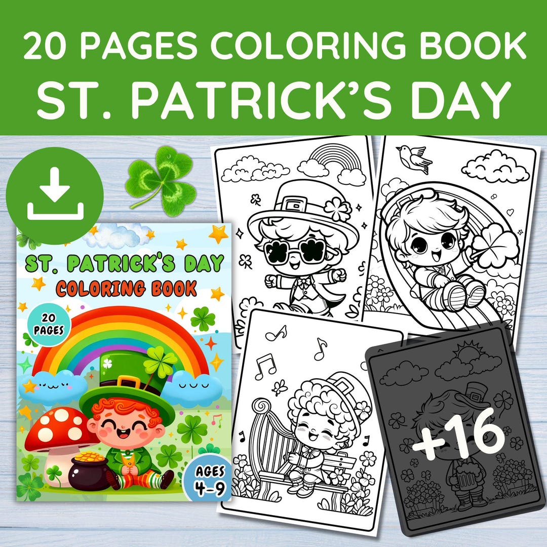 20 Cute Leprechaun Coloring Pages for Kids, St. Patrick's Day Coloring ...