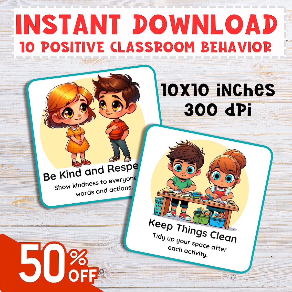 Printable Classroom Rules Download PDF Daycare Rules Classroom Rules ...