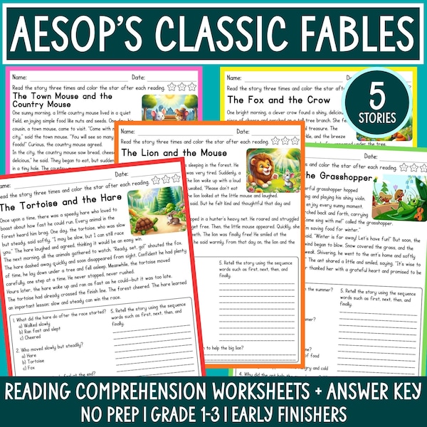 Aesops Fables - Etsy