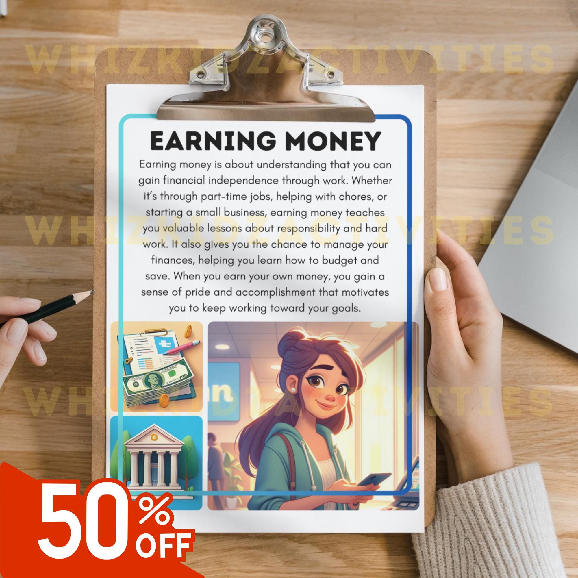 Financial Literacy Flashcards for Kids | Budgeting & Saving Posters ...