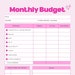 Pink Finance: Customizable Girly Budget Planner - Etsy