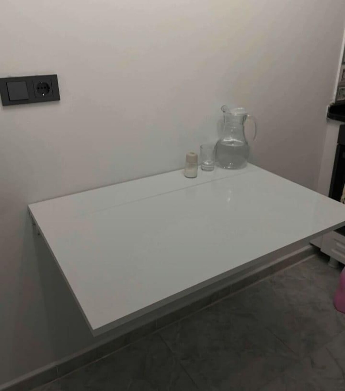 Flexifold Folding Wall Table / Space-saving Wall-mounted Desk / Wall ...